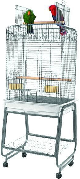 Open Flat Top Cage With Removable Stand – Pet-Galaxy-us